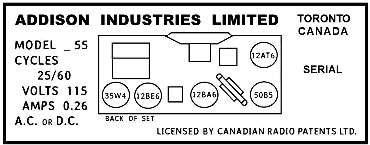 ADDISON-55 | Antique, Retro, Vintage Tube Radios & Bluetooth | Retro ...