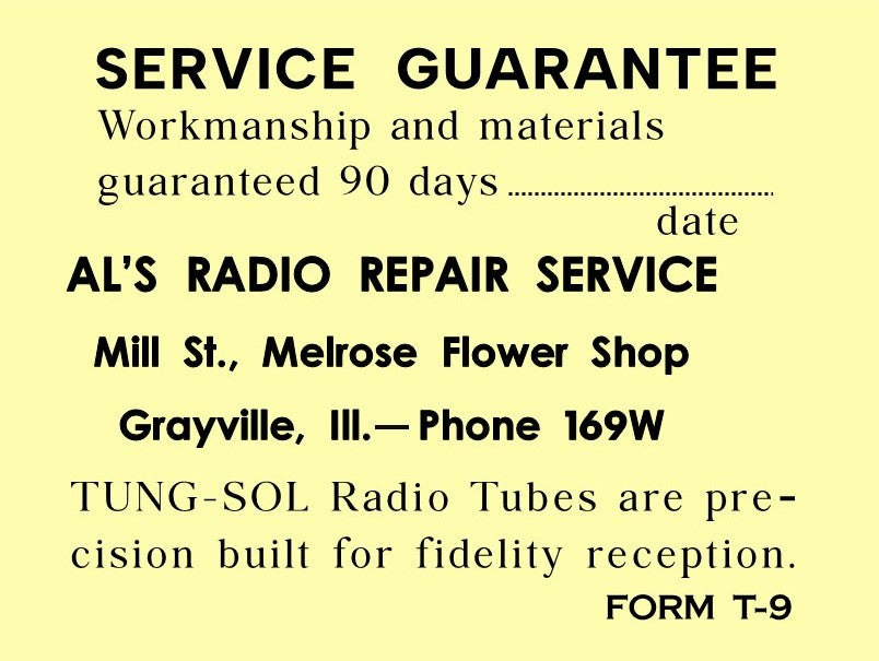 AL'S-RADIO-REPAIR | Antique, Retro, Vintage Tube Radios & Bluetooth ...