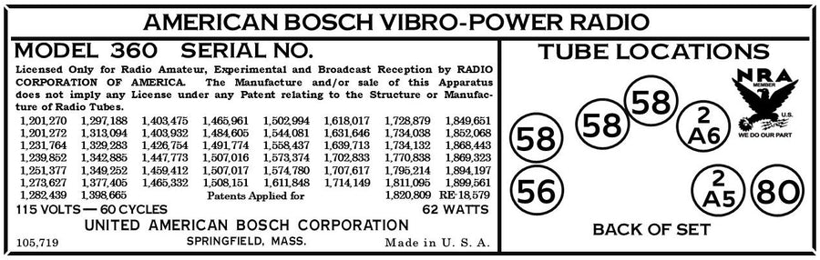 AMERICAN-BOSCH-360 - Retro Radio Shop