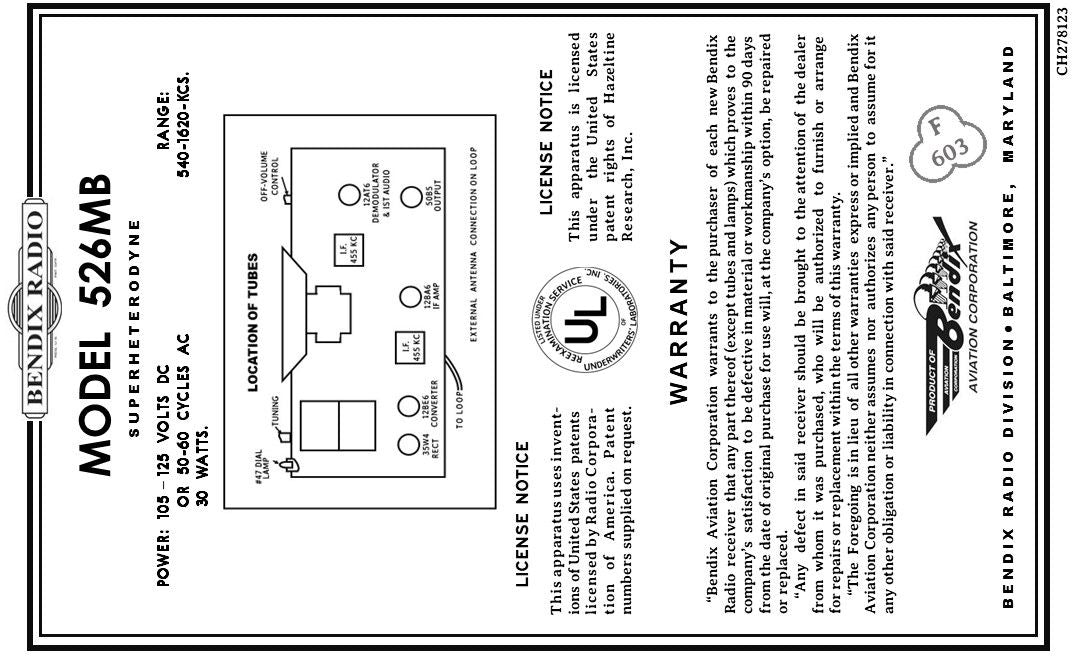BENDIX-526MB | Antique, Retro, Vintage Tube Radios & Bluetooth | Retro ...