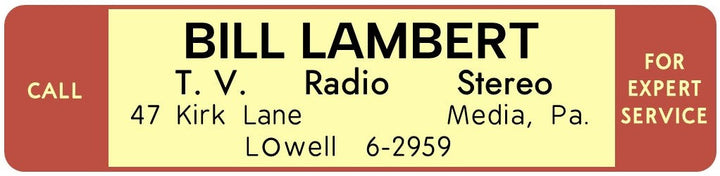 BILL-LAMBERT-SERVICE - Retro Radio Shop