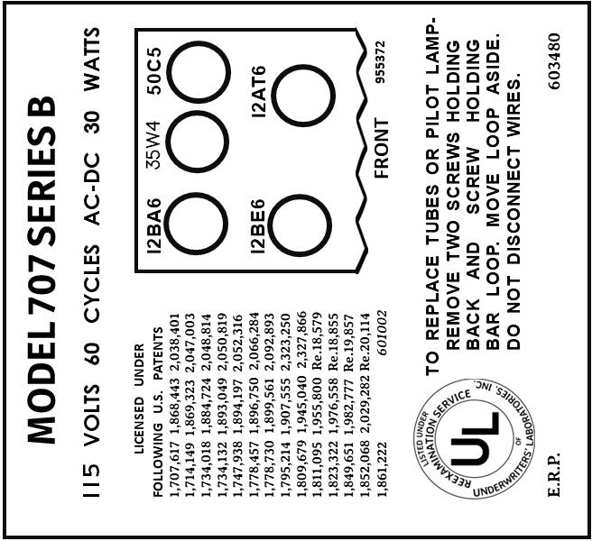 EMERSON-707 | Antique, Retro, Vintage Tube Radios & Bluetooth | Retro ...