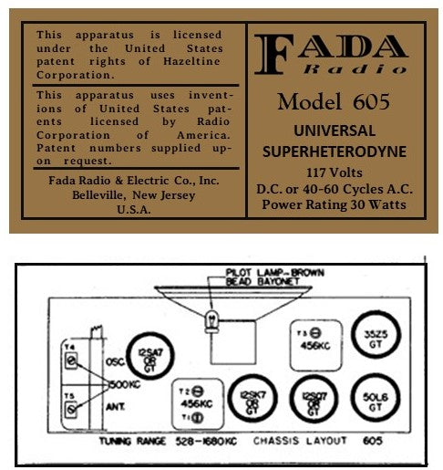 FADA-605 - Retro Radio Shop
