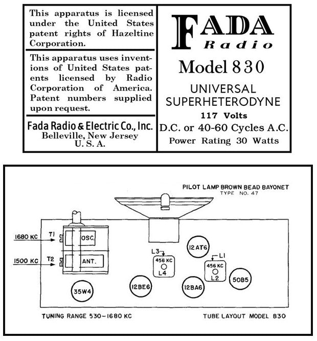 FADA-830 | Antique, Retro, Vintage Tube Radios & Bluetooth | Retro ...