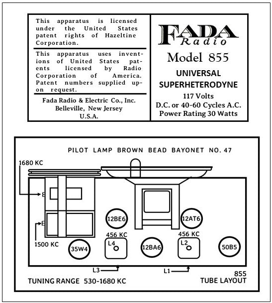FADA-855 | Antique, Retro, Vintage Tube Radios & Bluetooth | Retro ...