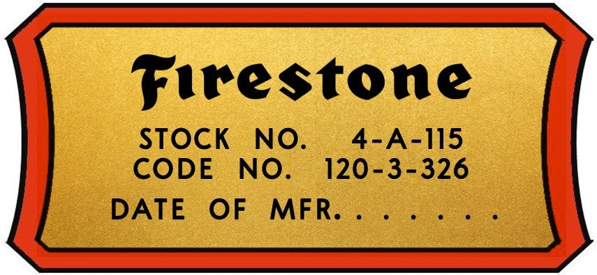 FIRESTONE-4-A-115_CHASSIS_LABEL | Antique, Retro, Vintage Tube Radios ...