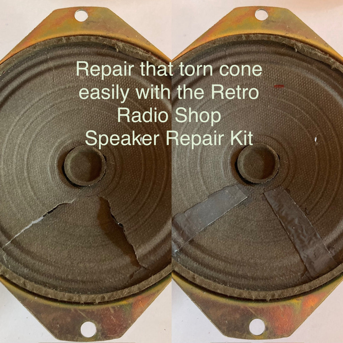Speaker Repair Kit For Vintage Retro Or Antique Radios | Antique, Retro ...