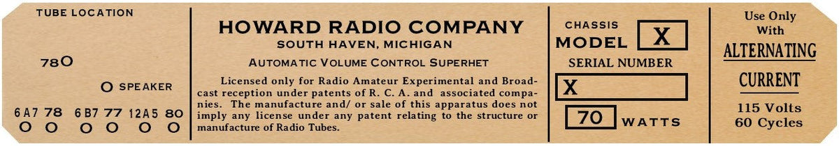 HOWARD-X | Antique, Retro, Vintage Tube Radios & Bluetooth | Retro ...