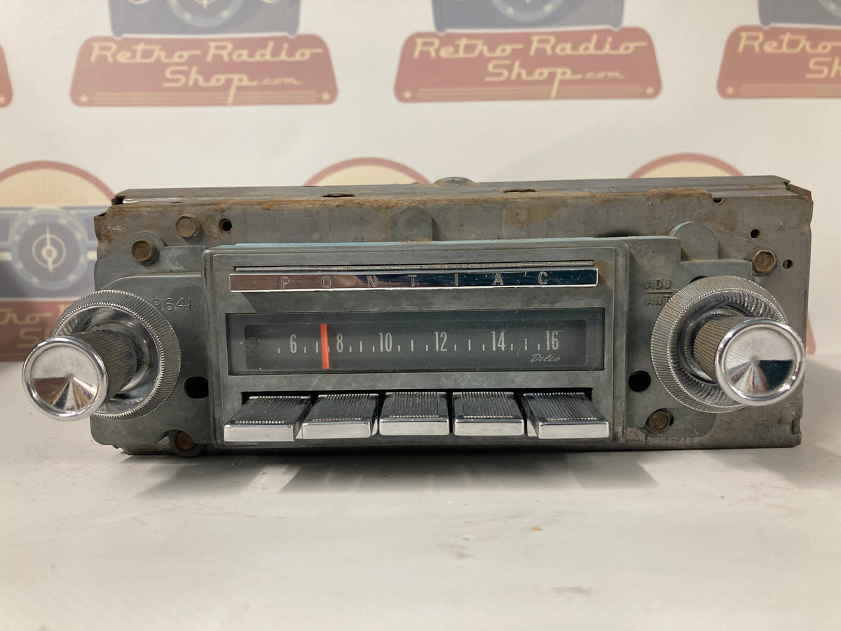1965-66 Pontiac radio with Bluetooth and FM | Antique, Retro, Vintage ...