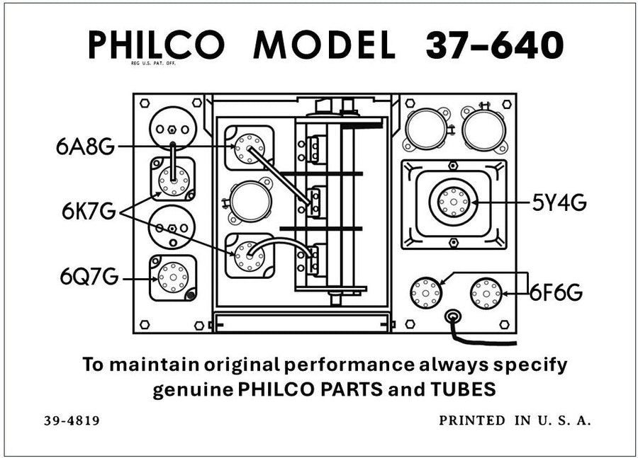 PHILCO-37-640 - Retro Radio Shop
