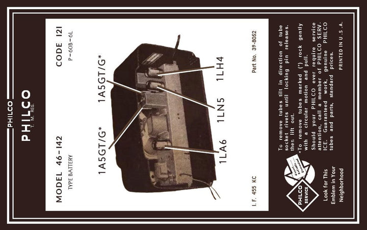 PHILCO-46-142 - Retro Radio Shop
