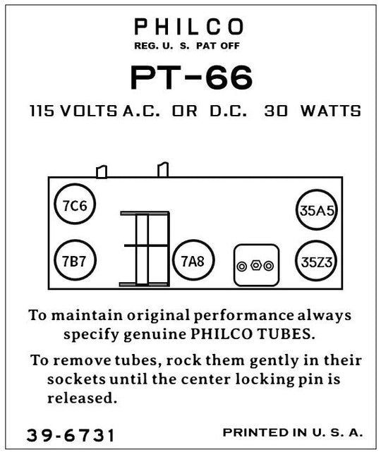 PHILCO-PT-66 | Antique, Retro, Vintage Tube Radios & Bluetooth | Retro ...