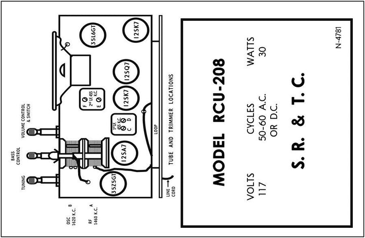 SONORA-RCU-208-2 - Retro Radio Shop