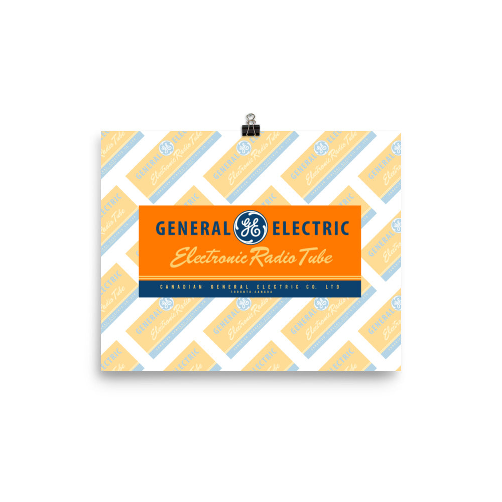 GE Poster | Antique, Retro, Vintage Tube Radios & Bluetooth | Retro ...