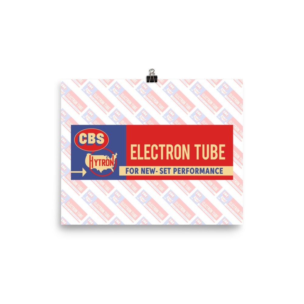 CBS Poster | Antique, Retro, Vintage Tube Radios & Bluetooth | Retro ...