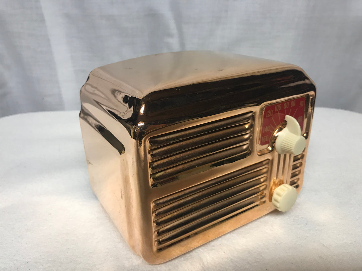Copper Silvertone Midget Tube Radio With Bluetooth input. | Antique ...